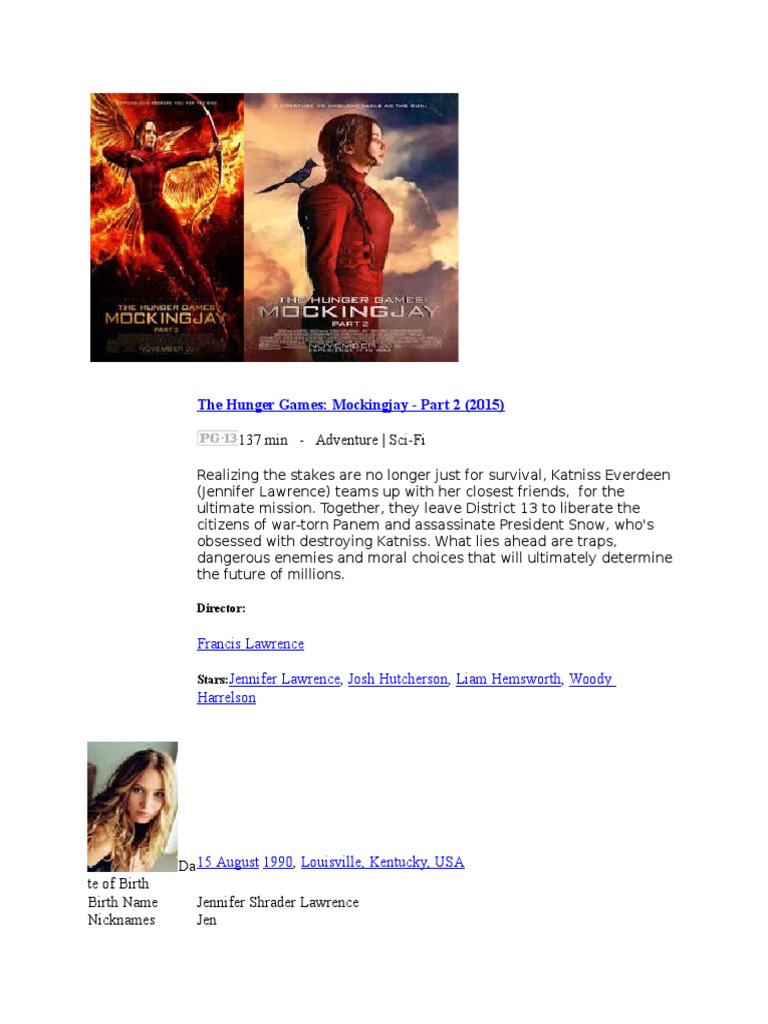 The Hunger Games | PDF | The Hunger Games | Leisure