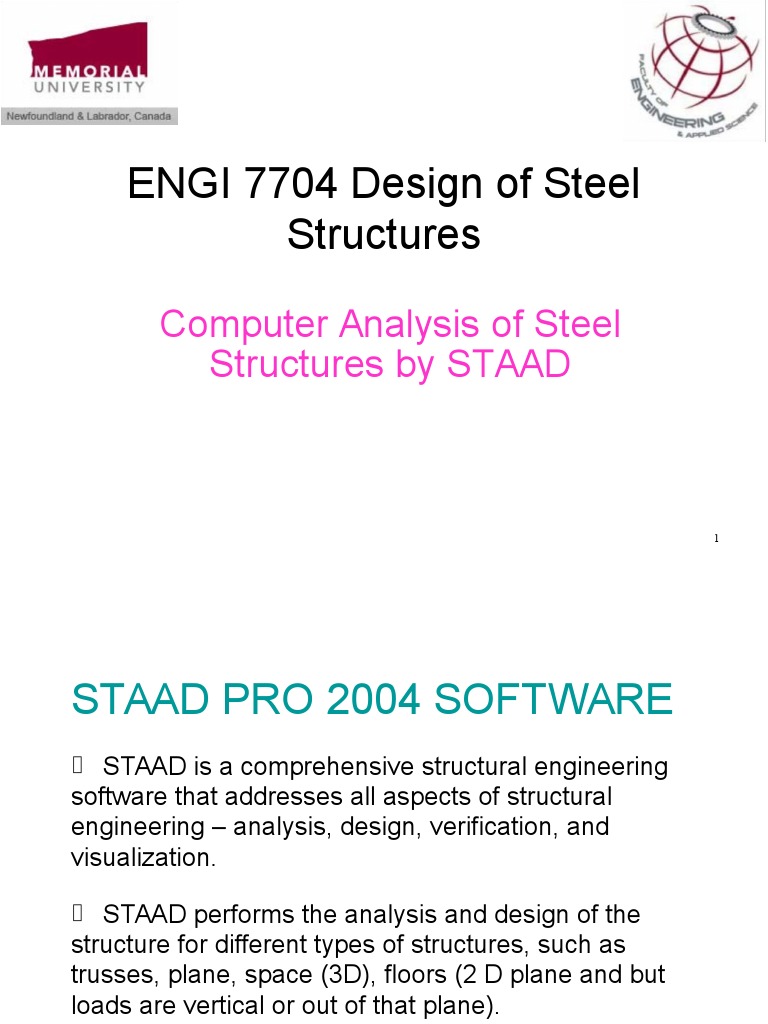 Design of Steel STAAD | Download Free PDF | Truss | Structural Engineering