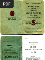 5040 Singer Manual (5050C) | PDF | Sewing Machine | Sewing