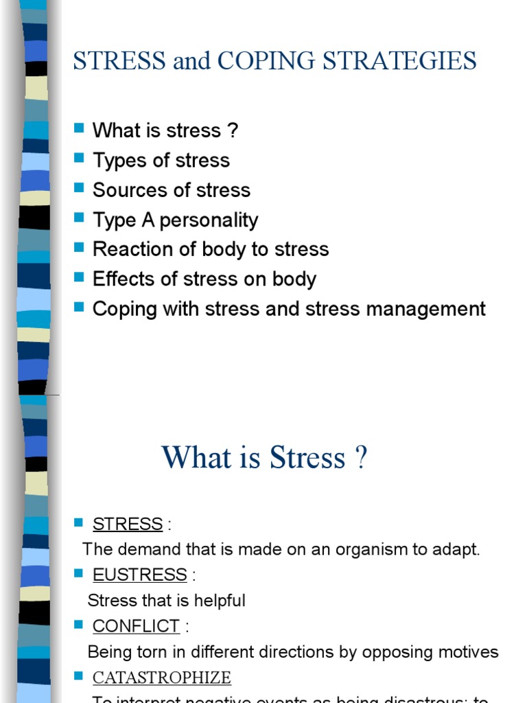 Stress & Coping Strategies | Coping (Psychology) | Stress (Biology)