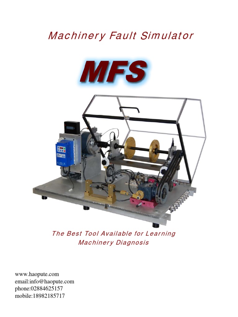 Machine Fault Simulator | PDF | Bearing (Mechanical) | Pump