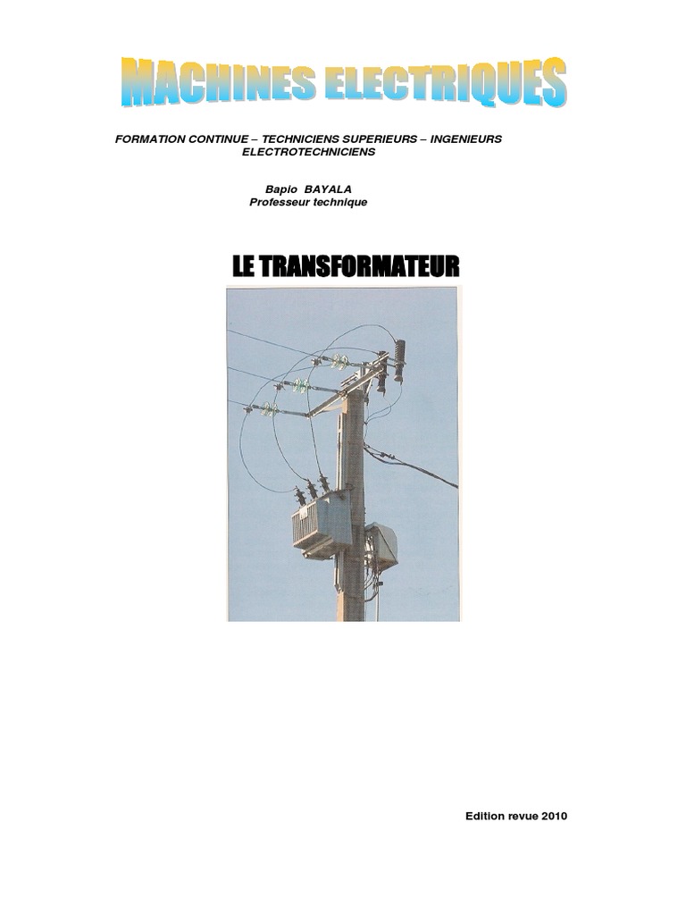 Fonctionnement et types de transformateurs | PDF | Puissance (physique) | Électromagnétisme