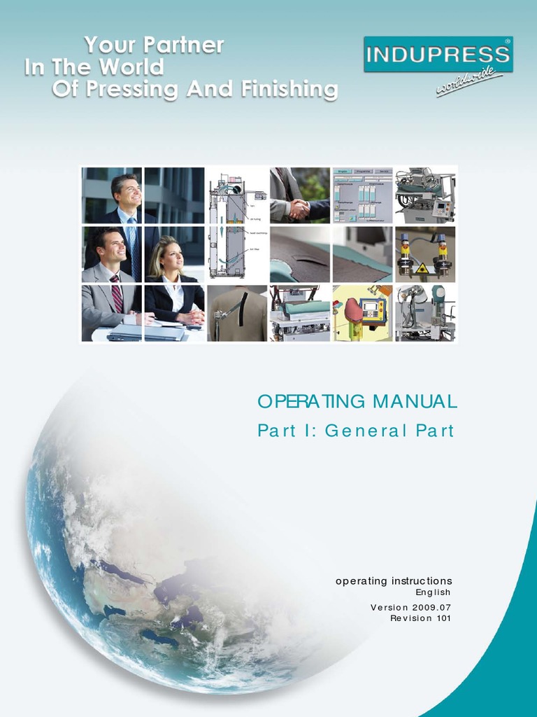 03 Operating Manual Part 1 INDUPRESS General Part 2009 07 v1 | PDF ...