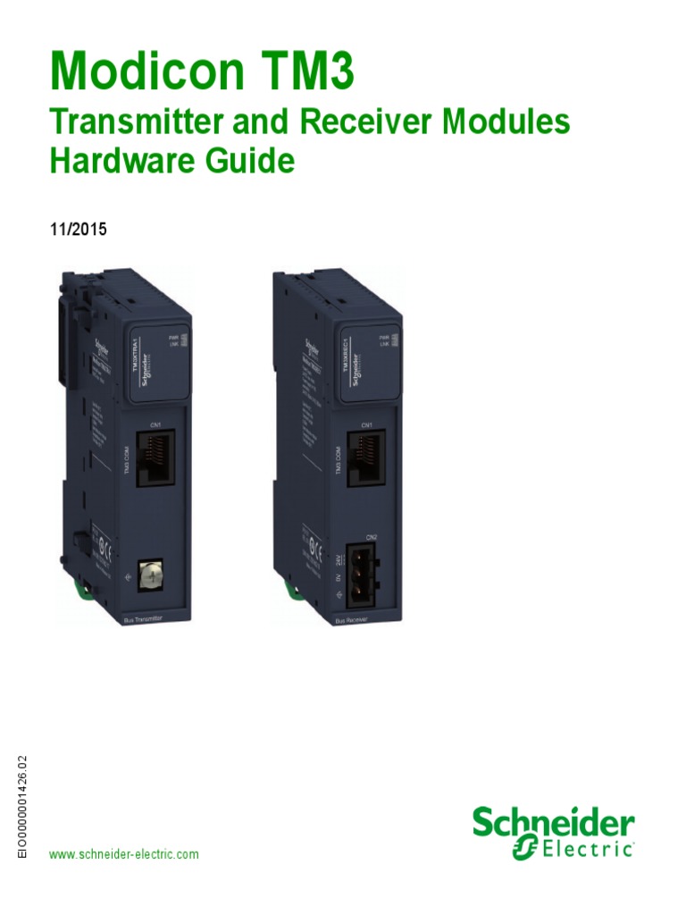 Tm3 Transm Receiver Guide | PDF | Electrical Wiring | Cable