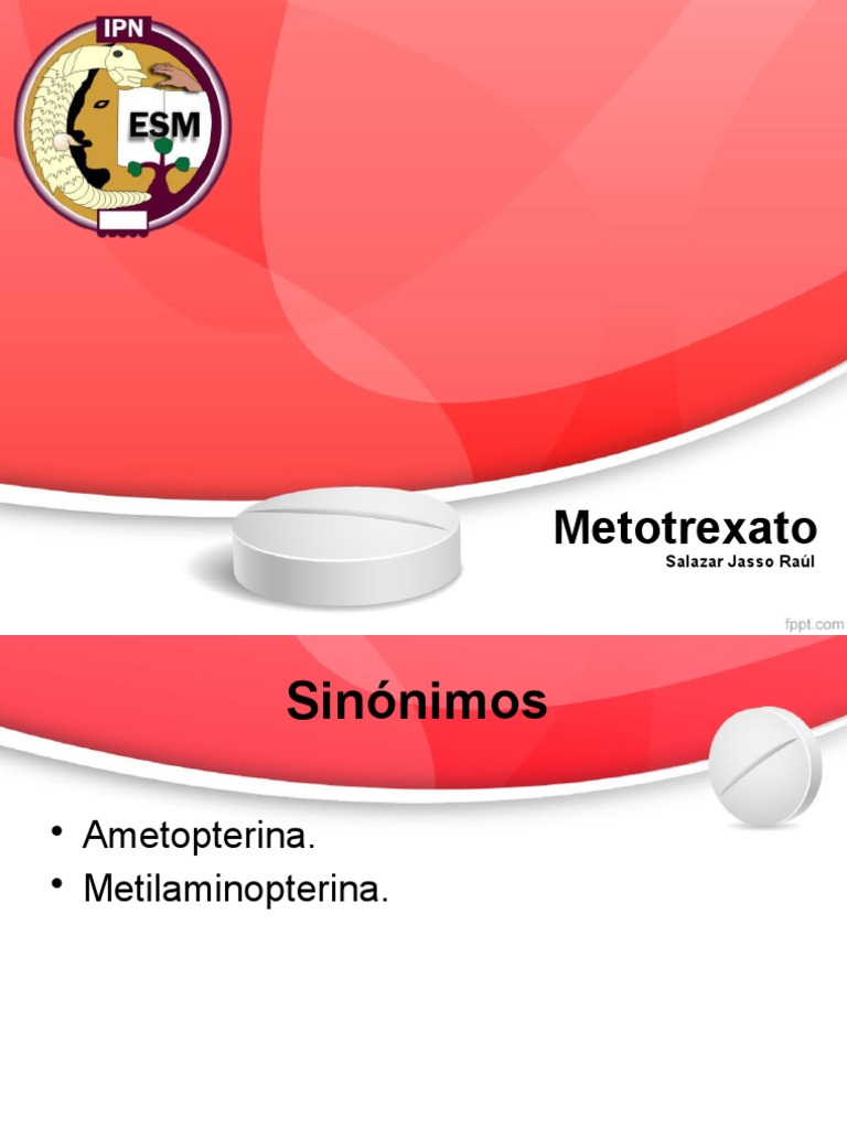 Metotrexato: Mecanismos y Usos Clínicos | PDF | Ácido fólico | Dieta y ...