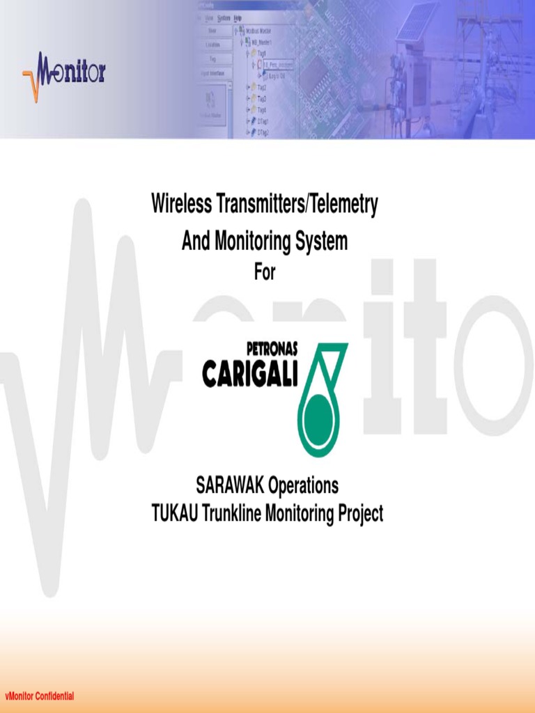Tukau Trunkline Monitoring System Overview | PDF | Rechargeable Battery ...