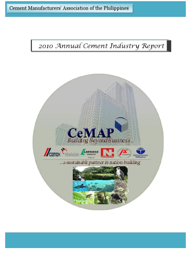 Cement Manufacturers Association of The Philippines - Cemap2010 | PDF ...