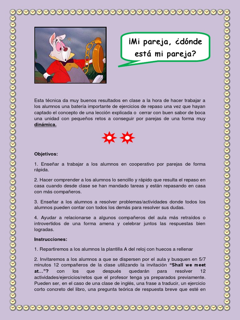 Dinámica Del Reloj de Citas | PDF | Cognición | Ciencia cognitiva