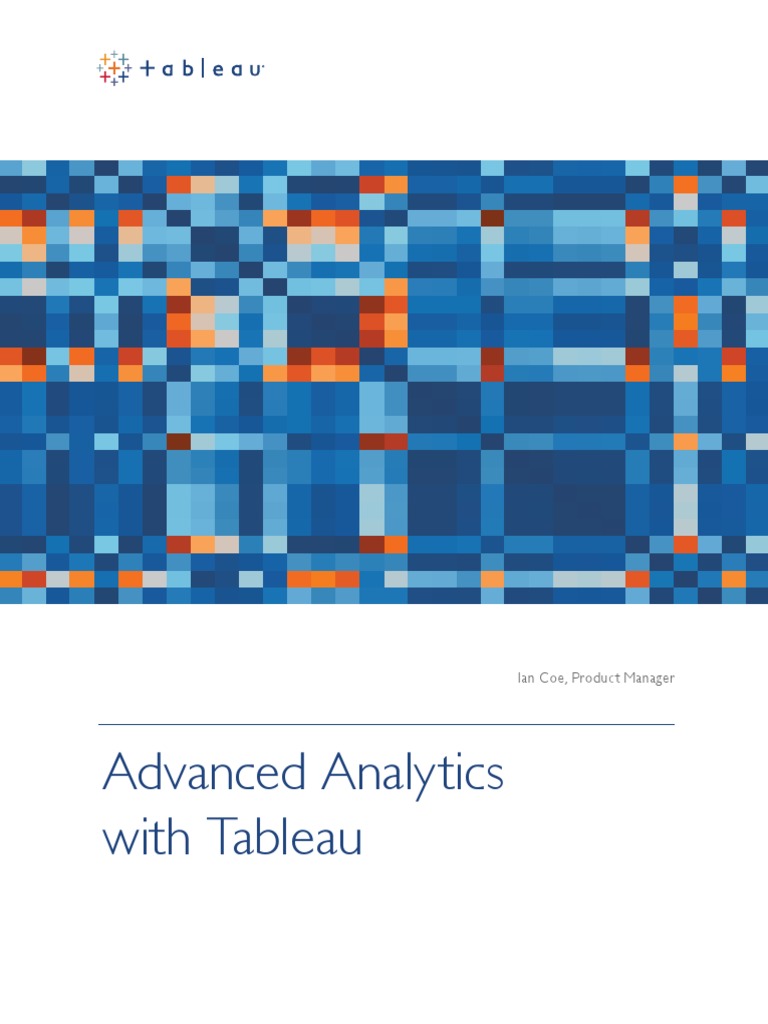 Whitepaper Advanced Analytics With Tableau Eng | PDF | R (Programming Language) | Time Series