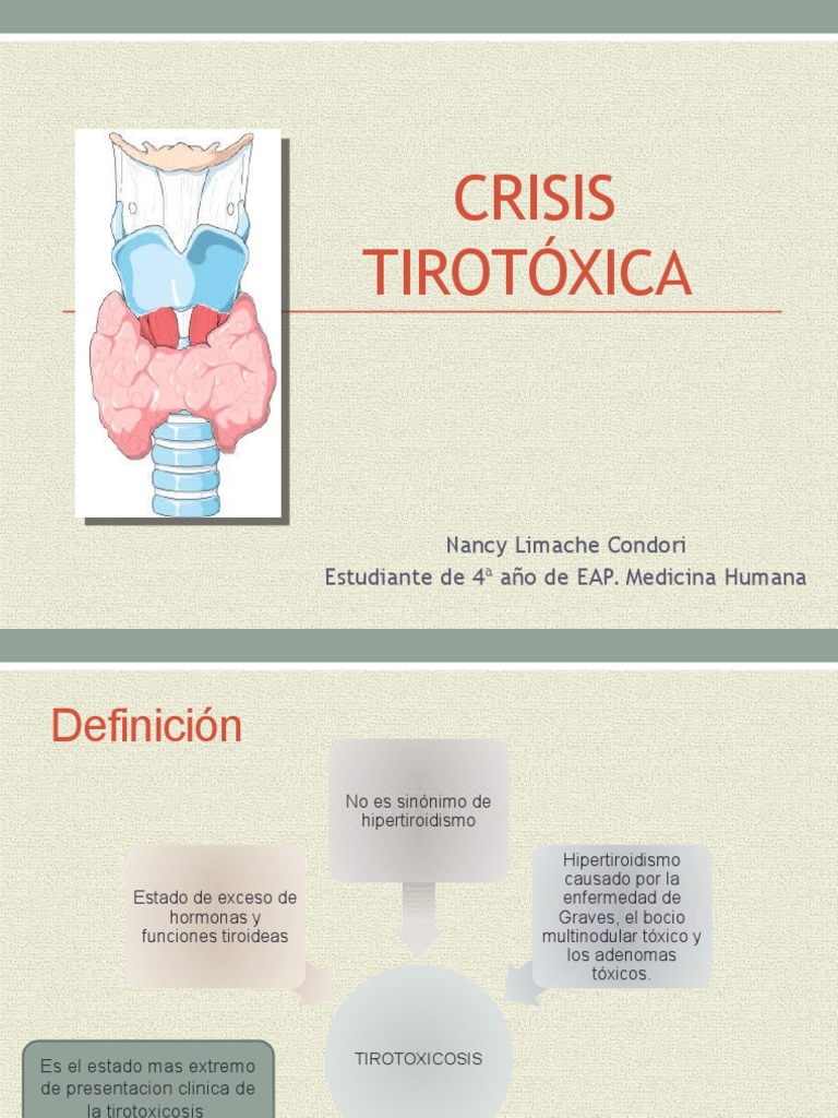 Crisis Tirotóxica: Diagnóstico y Tratamiento | PDF | Hipertiroidismo ...