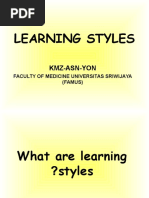 Learning/ Thinking Styles and Multiple Intelligences | PDF | Learning | Psychological Concepts