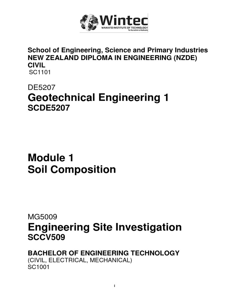 Geotechnical Engineering | PDF | Density | Porosity
