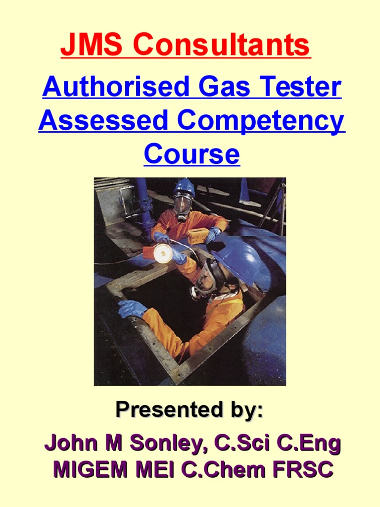 Authorised Gas Tester Train-The-Trainer Course - Portrait | PDF ...