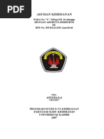 Askeb Abortus Inkomplit | PDF