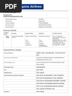 PAL Boarding Pass Sample for Flight PR 2808 | PDF | Airlines | Transport