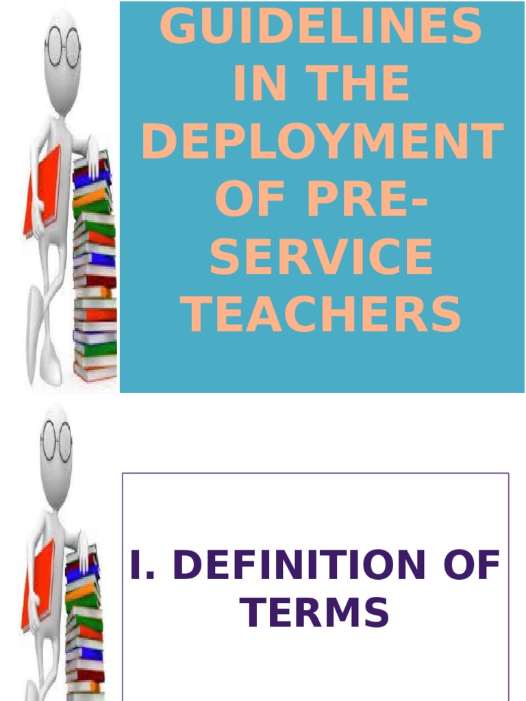 Guidelines in the Development of Pre-Service Teacher | Mentorship ...