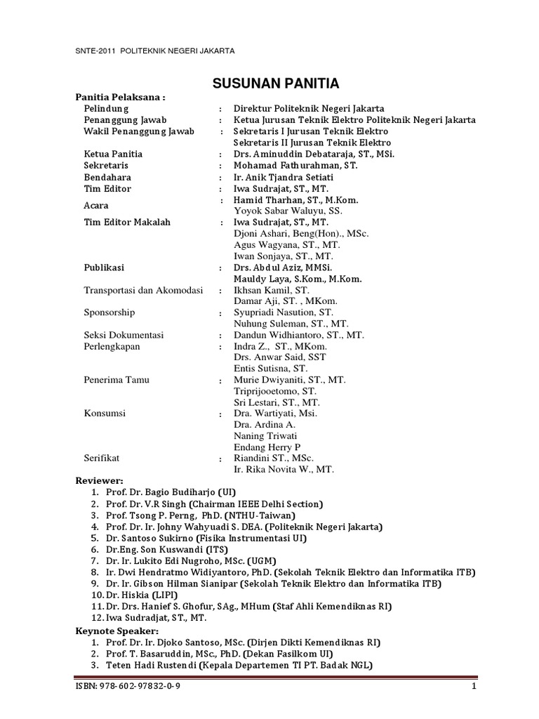 Buku Prosiding SNTE 2011 | PDF | Seni