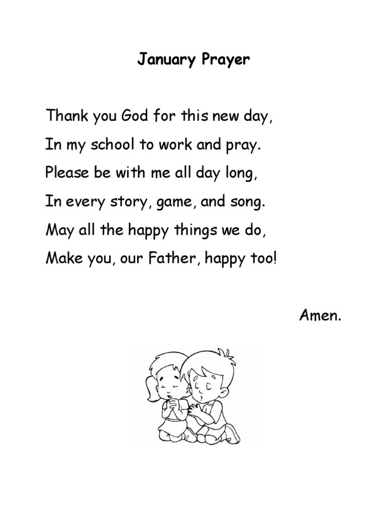 January Prayer | PDF | Christian Prayer | Christian Worship And Liturgy