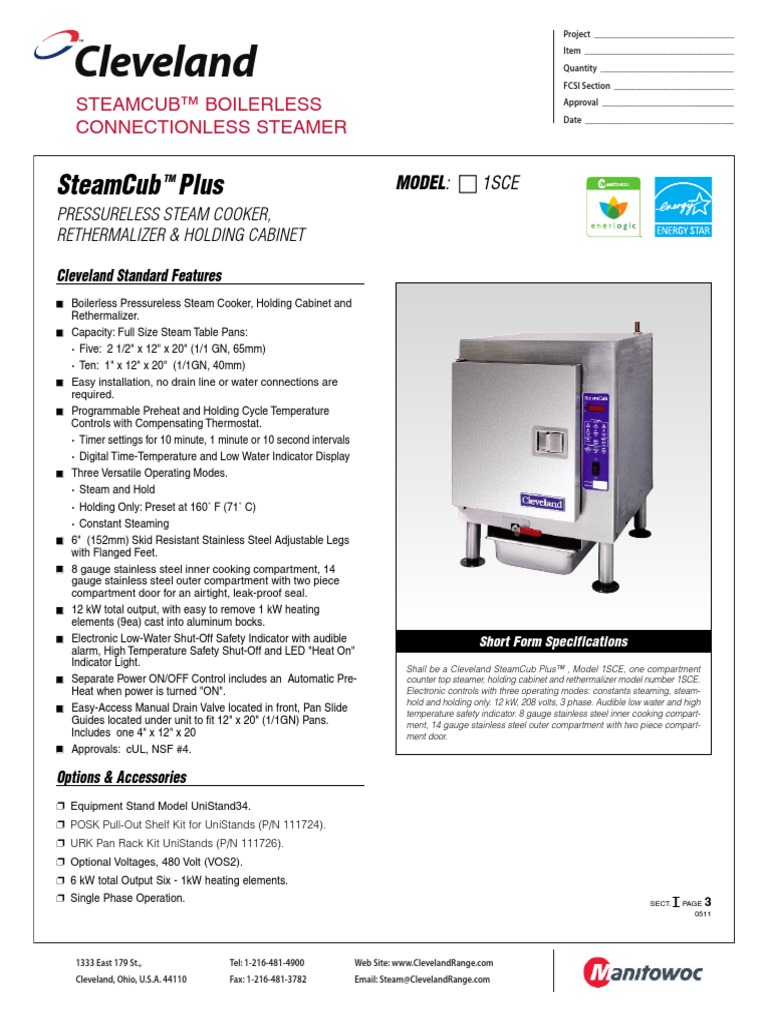Cleveland 1SCE | Download Free PDF | Water Purification | Water Quality