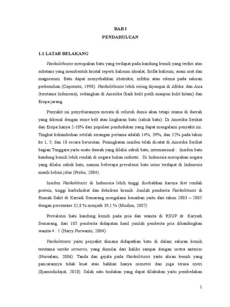 Vesicolithiasis | PDF