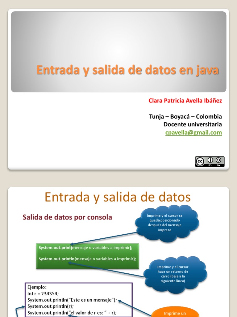 Entrada Salida de Datos | PDF | Java (lenguaje de programación) | Tecnología digital