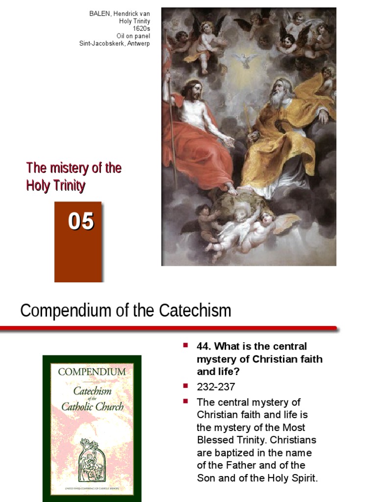 5 The Mystery of The Holy Trinity | PDF | Trinity | Grace In Christianity