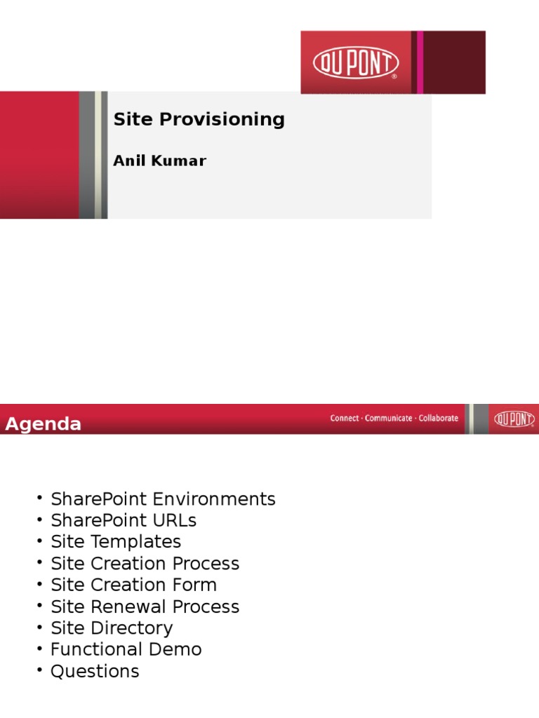 SharePoint Site Provisioning 17 Sept 2015 | PDF | Share Point | Computing