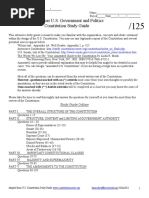 AP U.S. Government Overview Cheat Sheet | PDF | Federal Government Of ...