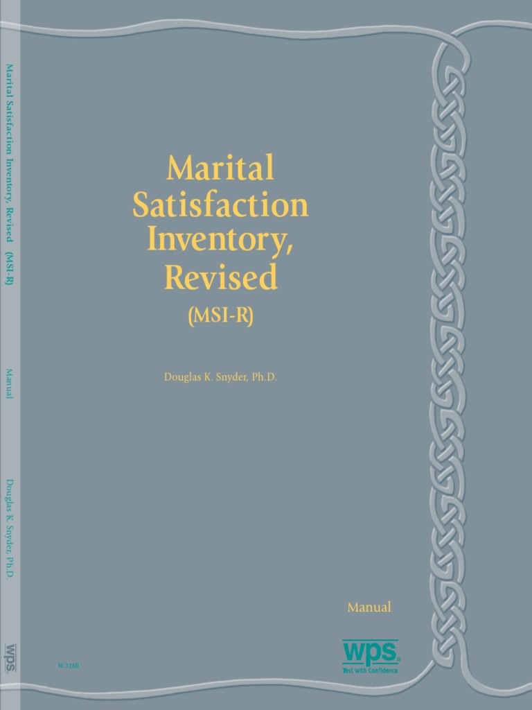 MSI-R Manual Chapter 1 | PDF | Validity (Statistics) | Parenting