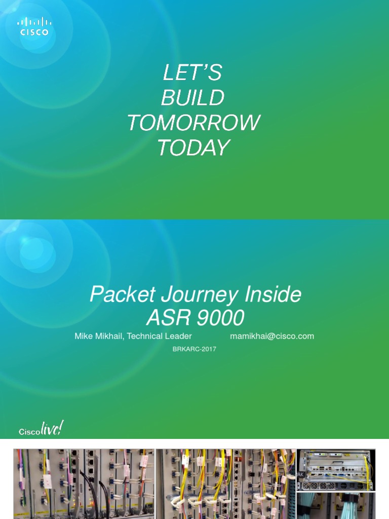 Packet Journey Inside ASR 9000 | PDF | Port (Computer Networking ...