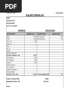 CTC Salary Breakdown and Structure | PDF | Pension | Salary