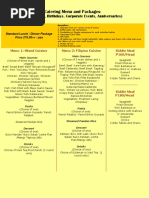 UPDATED Verleo Catering Services Buffet Menu Packages | PDF