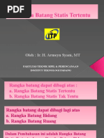 Pertemuan 9 Statika - Rangka Batang Titik Buhul | PDF