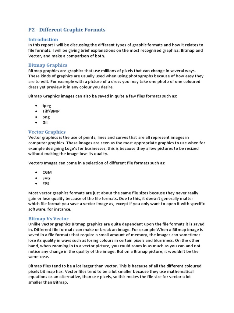 U30t2 Graphic Comparison p2 | PDF | File Format | Computer Graphics