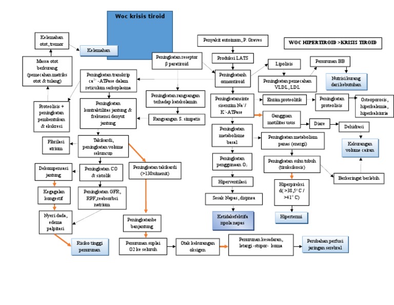 Patofis Krisis Tiroid | PDF
