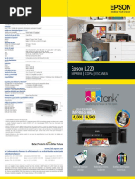 Codigo de Tintas Epson L800 | PDF