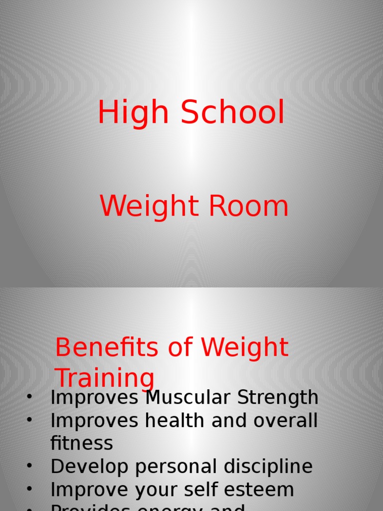 Weight Room Rules | PDF
