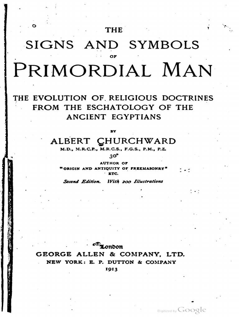 1913 Churchward Signs and Symbols of Primordial Man PDF | PDF