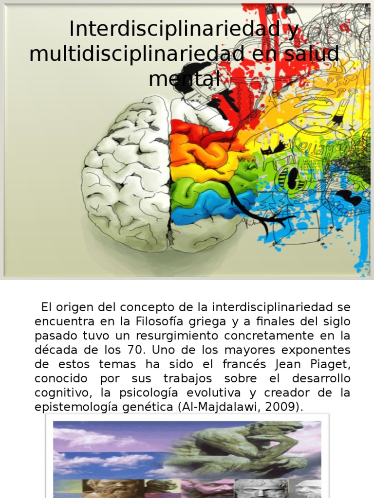 Psicologia de La Salud Interdisciplinariedad y Multidisciplinariedad en ...