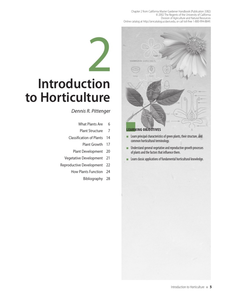 Introduction To Horticulture | PDF