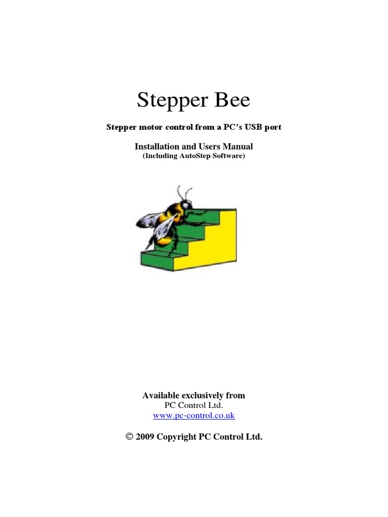 Stepper Bee: Stepper Motor Control From A PC's USB Port Installation ...