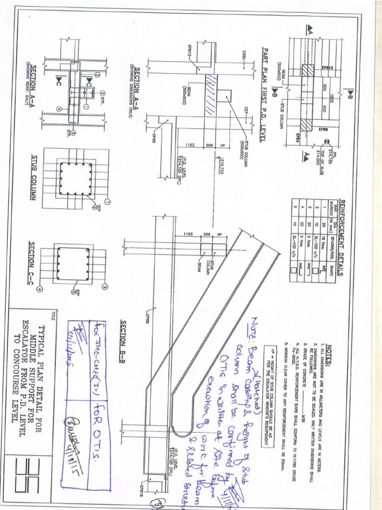 Beam For Escalator Mid-Support | PDF