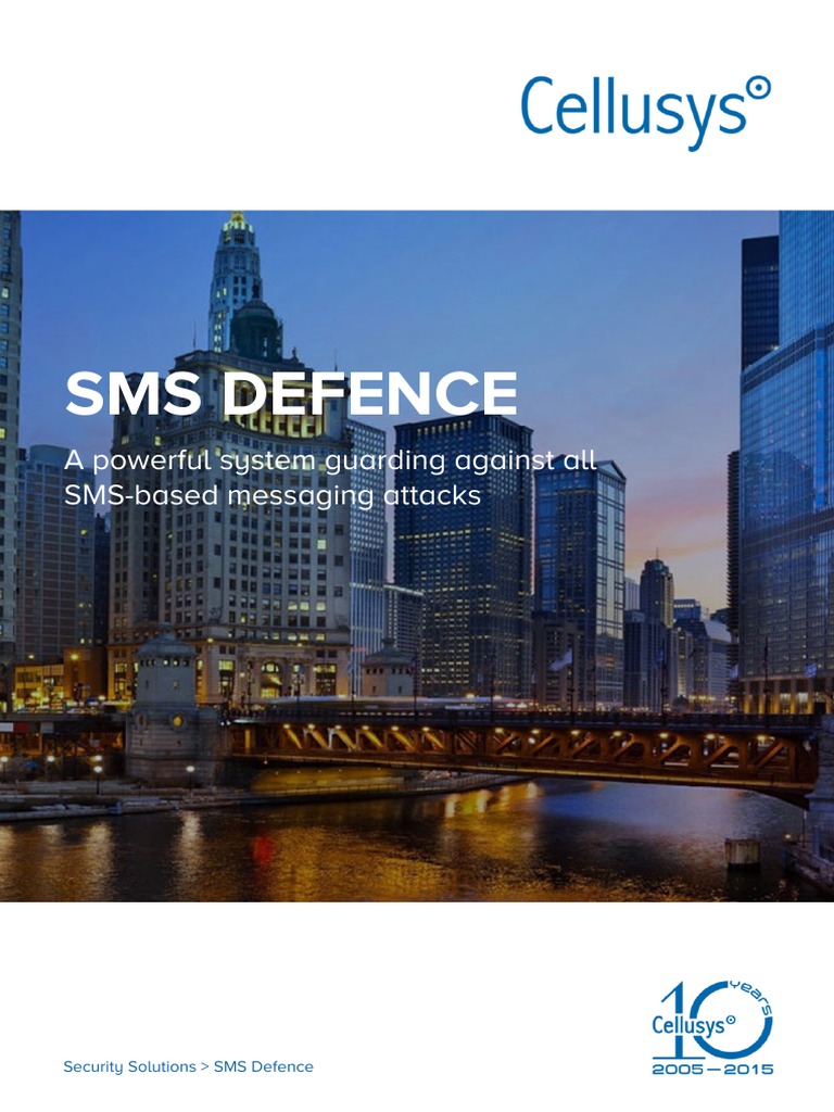 Cellusys Datasheet SMS Defence v4.6 | PDF | Short Message Service ...