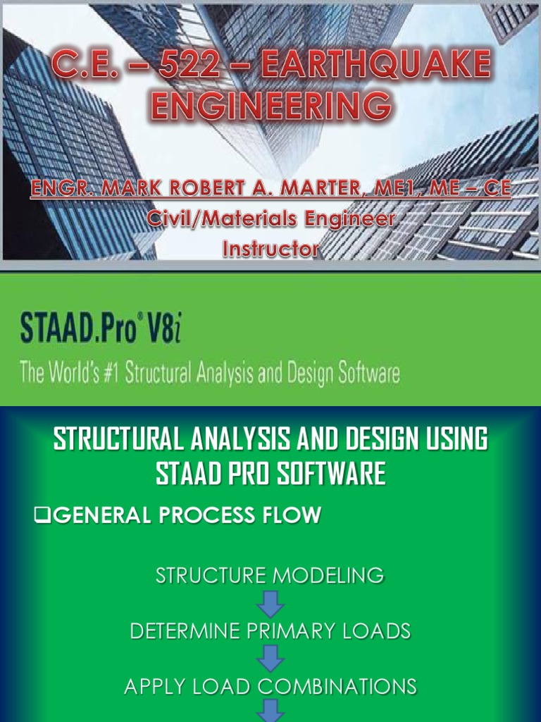 STAAD Pro Structural Analysis Guide | PDF | Beam (Structure) | Framing ...