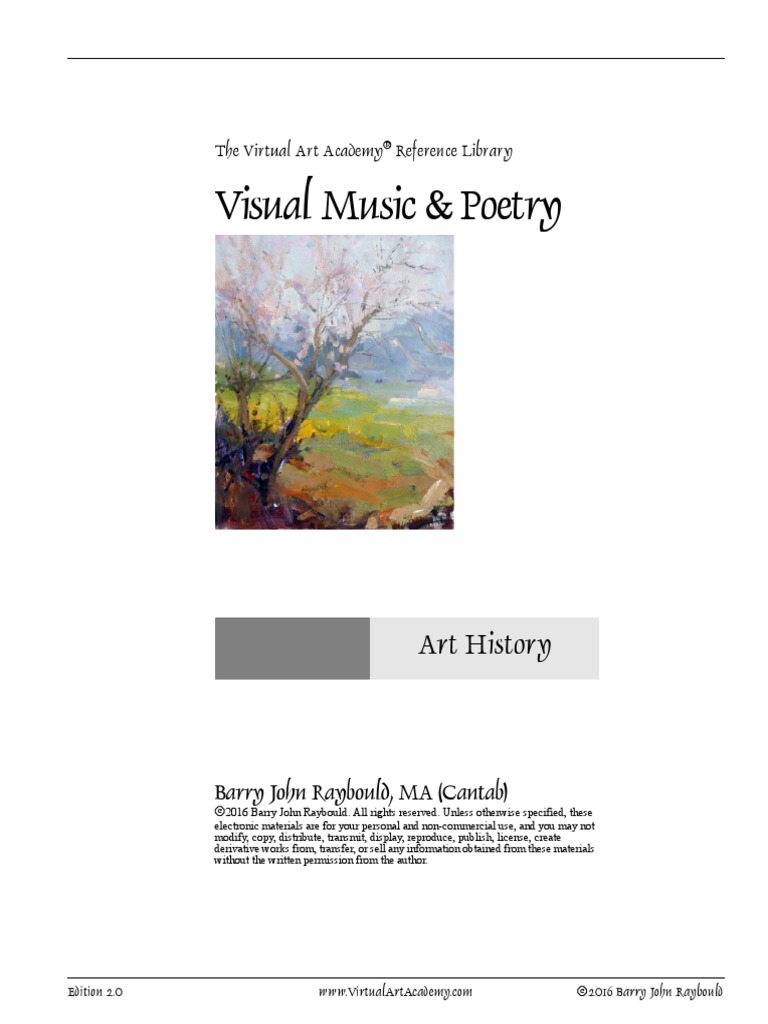 Visual Music & Poetry Art History | PDF | Art