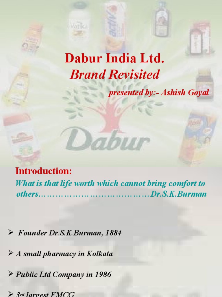 Presentation On DABUR | PDF | Brand | Retail