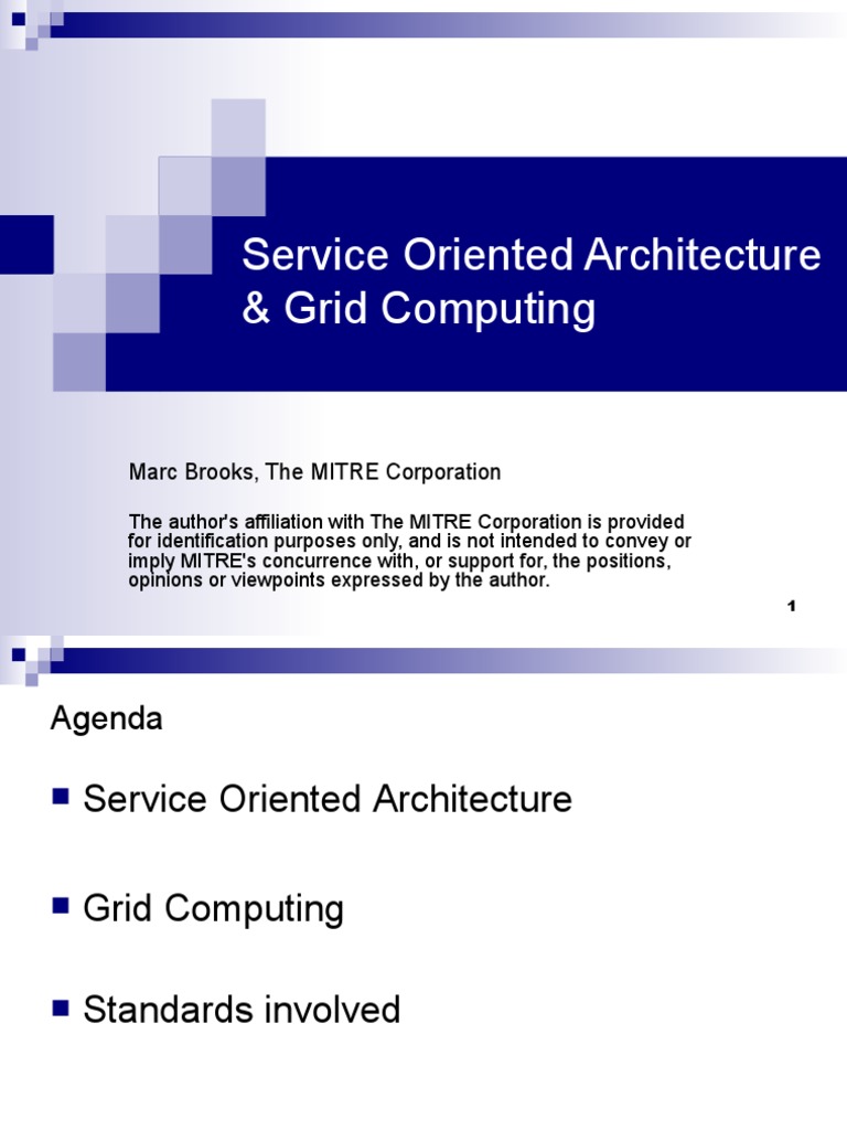Service Orienter Architecture and Grid Computing | PDF | Business ...