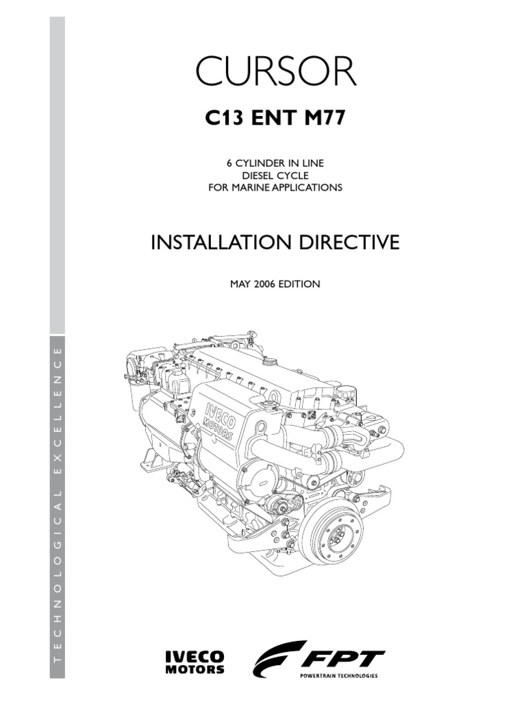 InstallationDirective C13 Iveco | PDF | Electrical Connector | Throttle