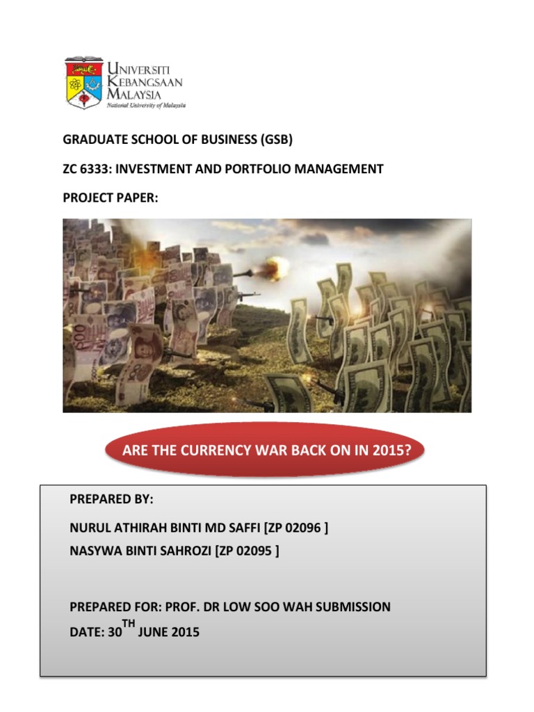 Currency Wars | PDF | Quantitative Easing | Money