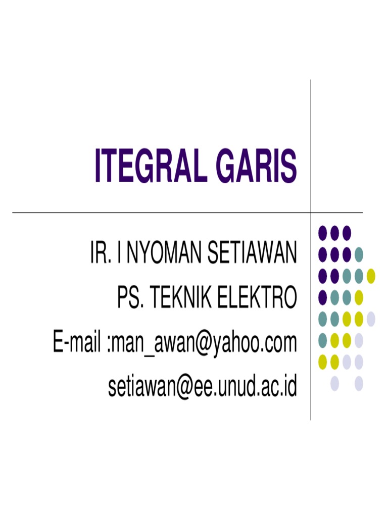 Integral Garis 2 | PDF